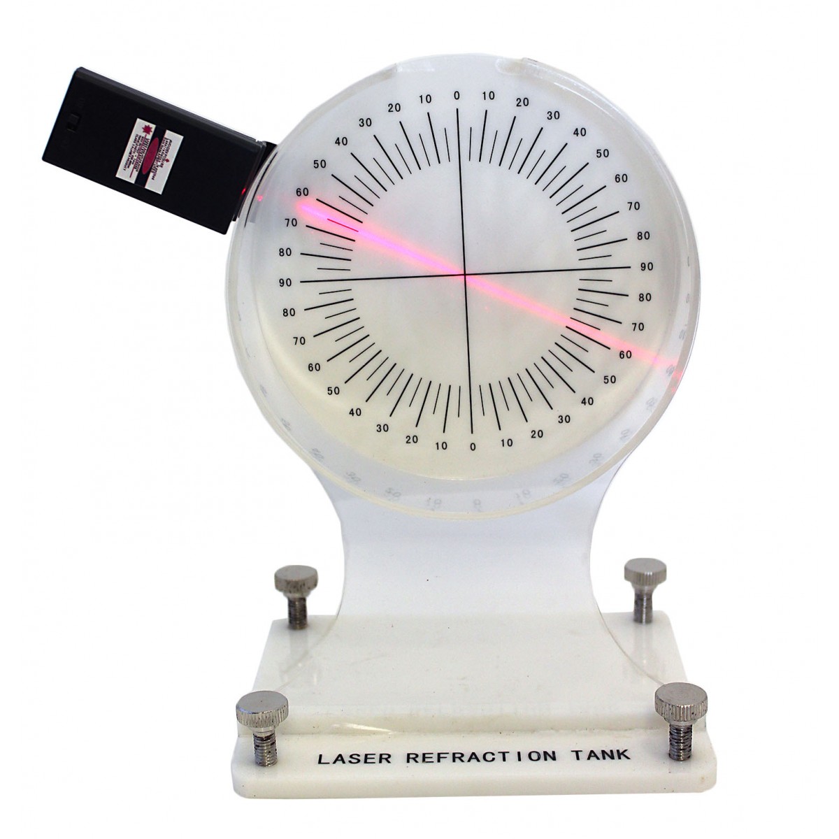 Laser Refraction Tank - Light & Optics - Physics