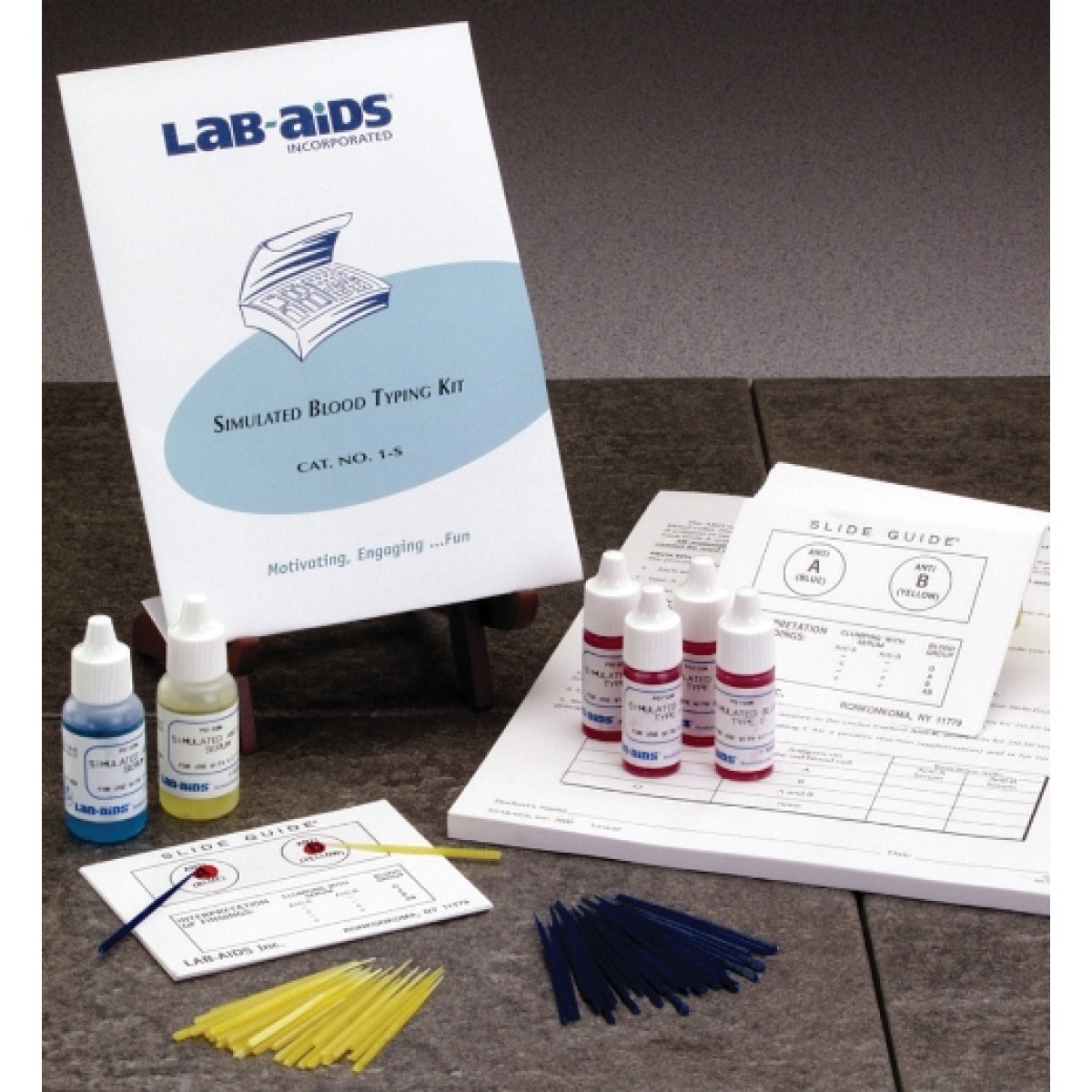 Simulated Blood Typing - Human Physiology - Biology